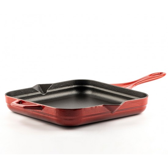 ᐉ Enameled cast iron pan Solagio, Rubin, 28x28cm – Top Prices ...