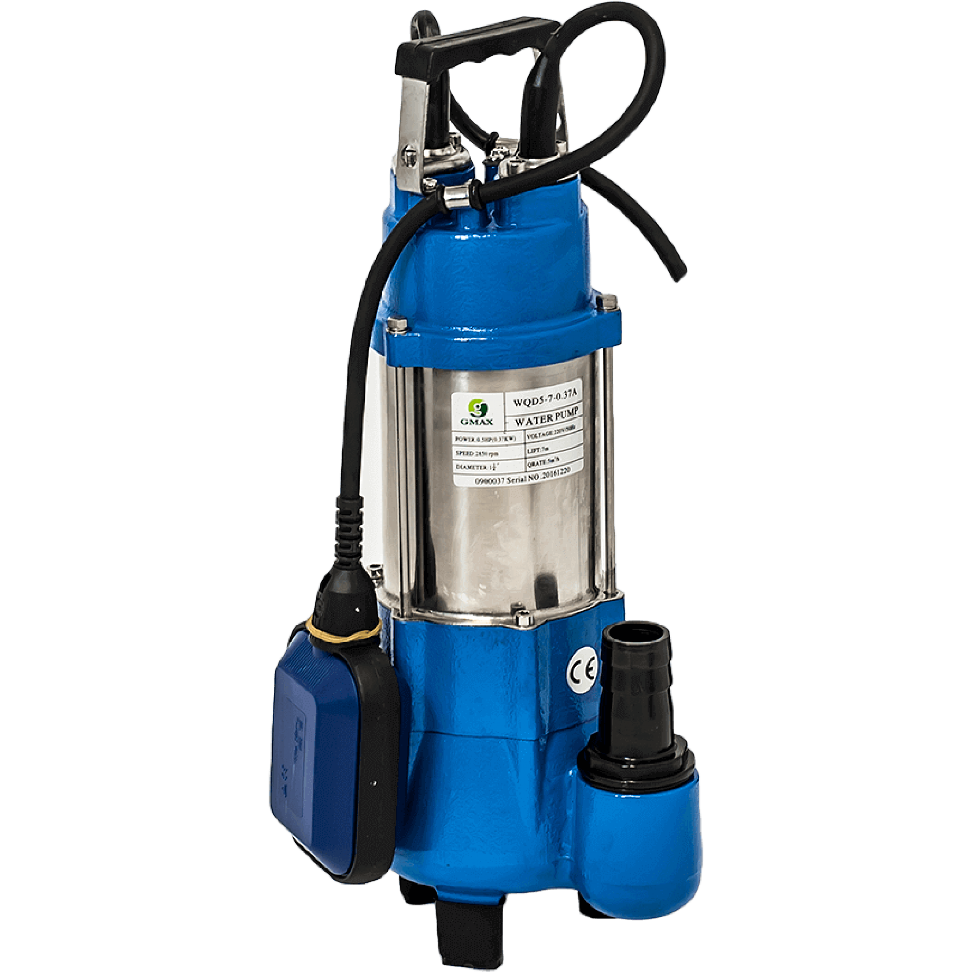 Submersible drainage pump for heavily contaminated water Gmax WQD with ...