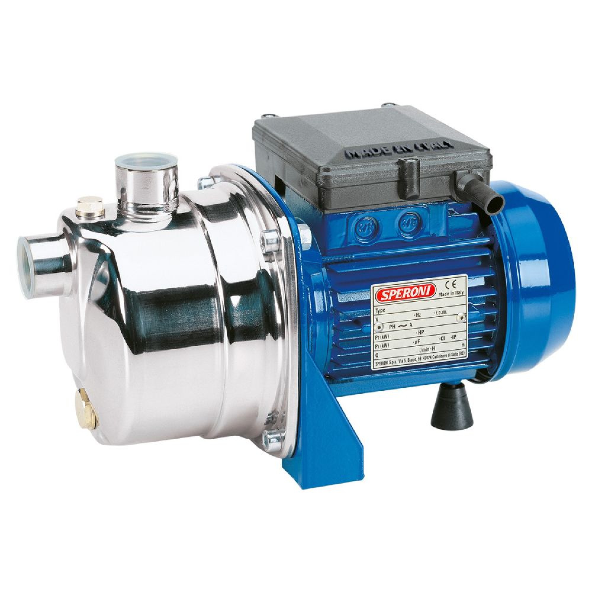 ᐉ Self-priming water pump Speroni CAM 88 – power 750 W, head 46 m, flow ...