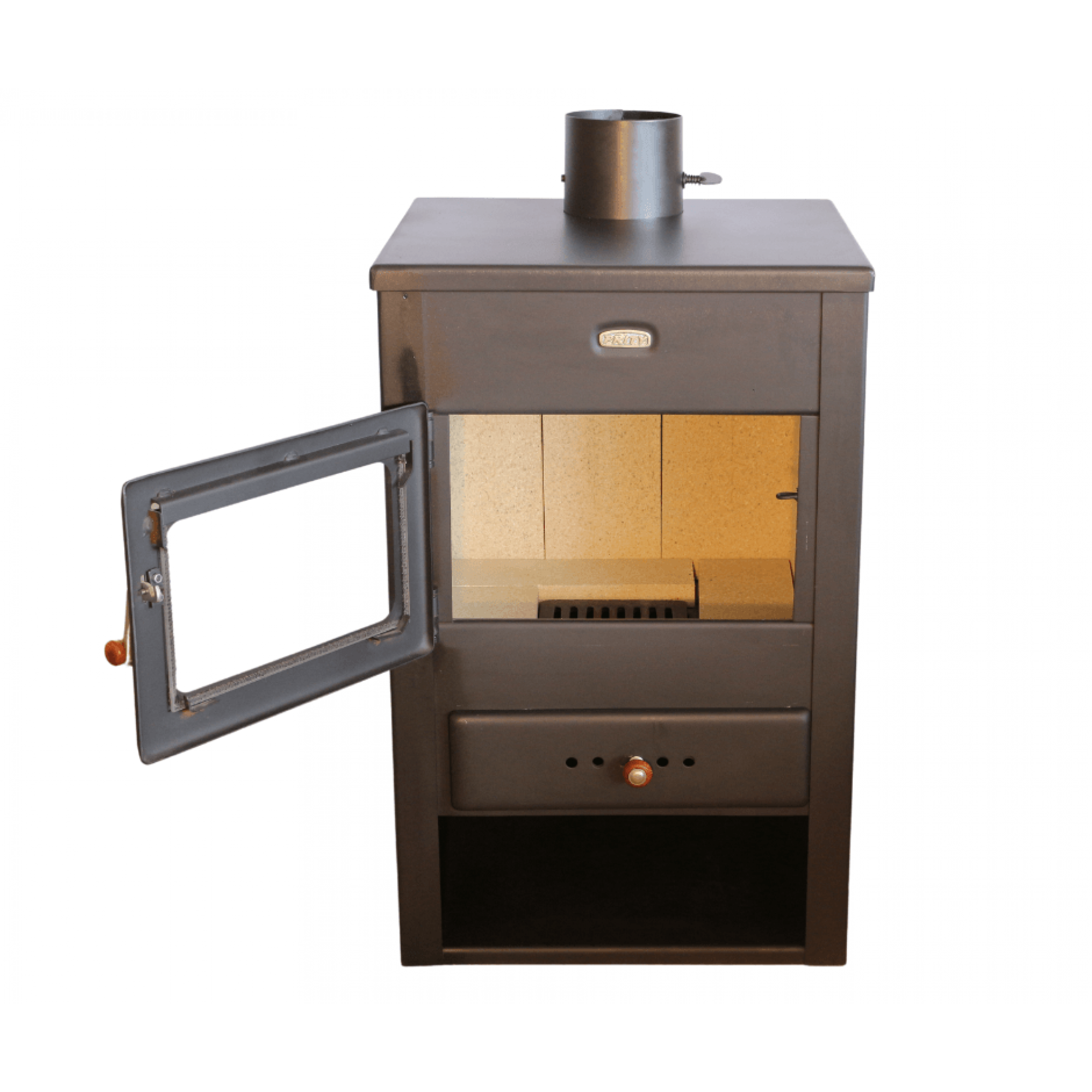 Wood burning stove Prity K12, 10,4kW, Log | Balkanenergy.net