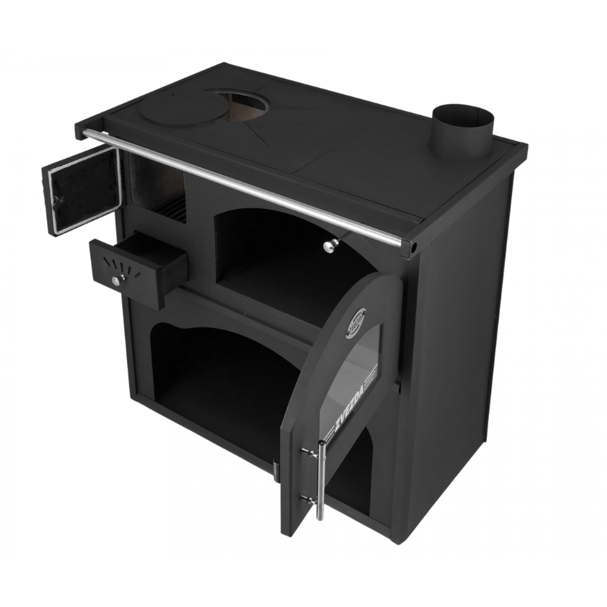 Wood cooker stove Zvezda Classic GF, 5.9kW – Best Price & Free Delivery ...