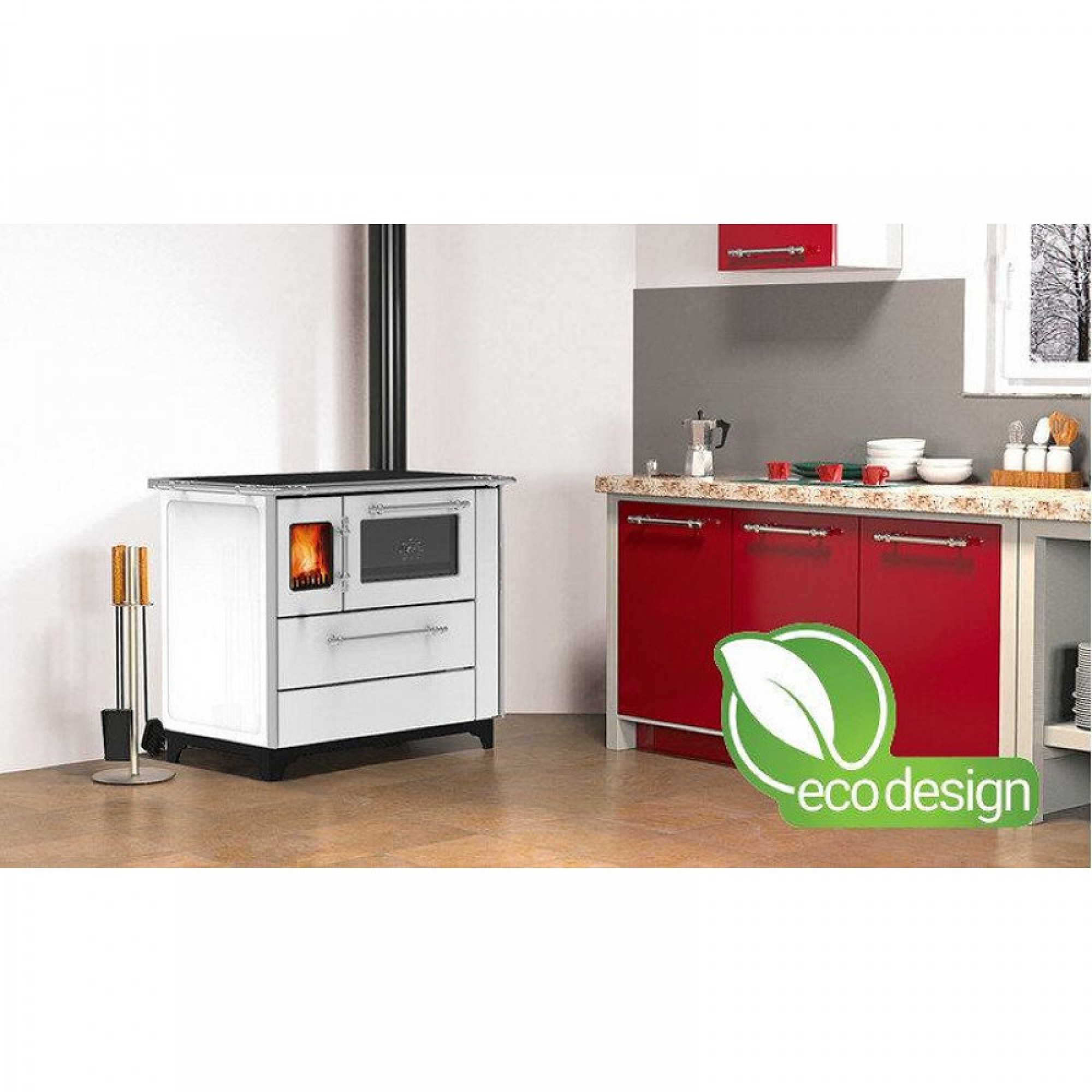 ᐉ Wood cooker stove Alfa Plam Donna 90, 5kW – Top Prices | BalkanEnergy.NET