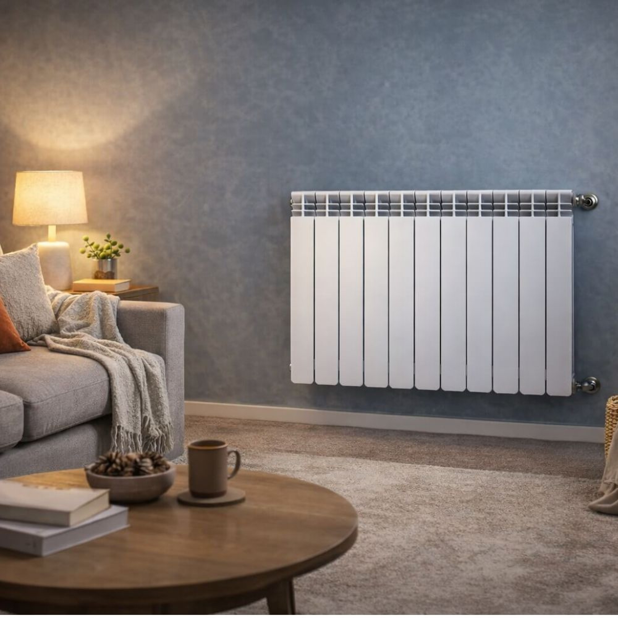 Complete Set of Aluminium Radiators Helyos Evo H350, 10 pcs x 10 ...