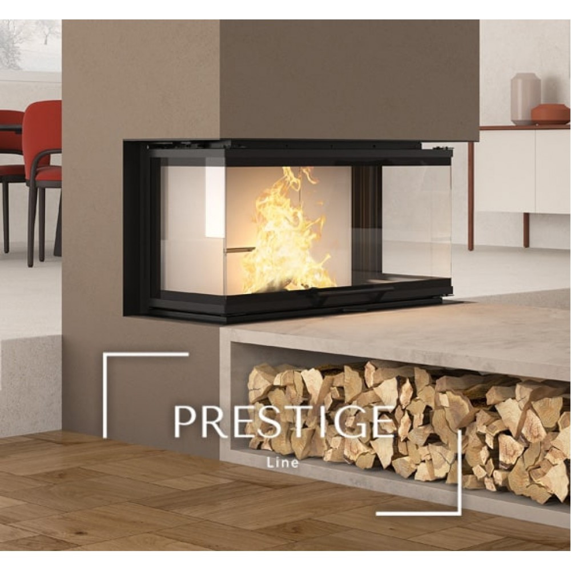 ᐉ Italian cast iron wood burning fireplace La Nordica Monoblocco 3LC, 12.0kW – Top Prices ...
