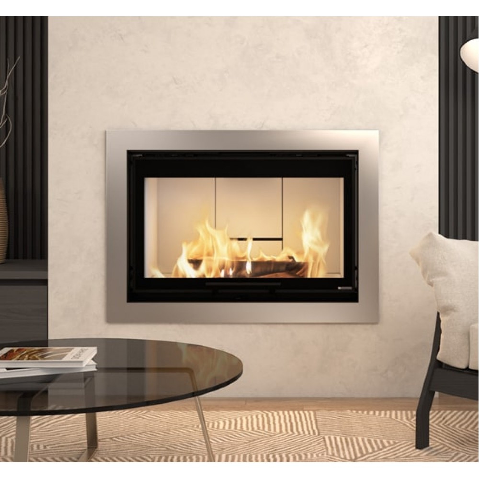 ᐉ Italian cast iron wood burning fireplace La Nordica Monoblocco 90PA 2.0, 13.2kW – Top Prices ...