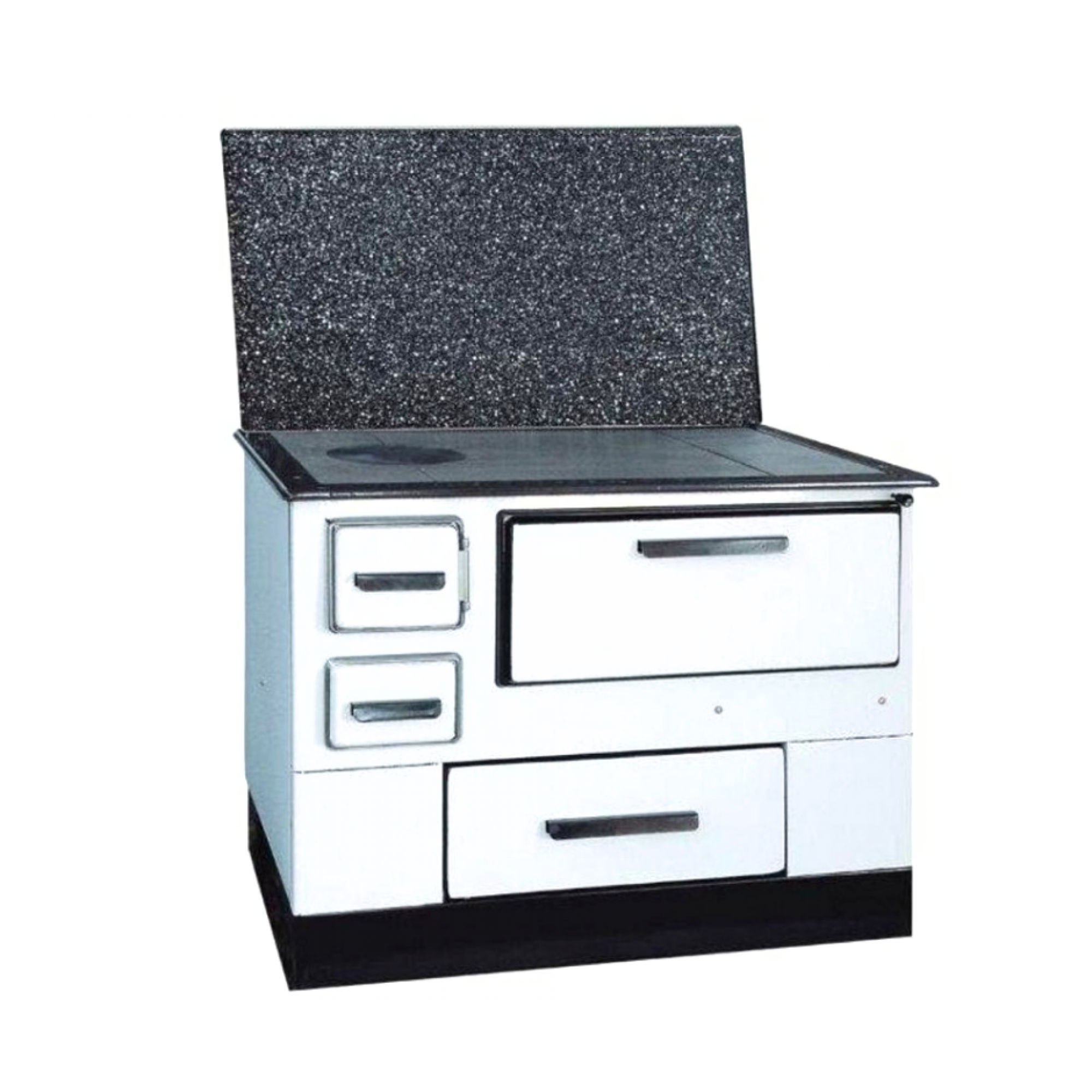 ᐉ Wood cooker stove Alfa Plam Alfa 55 Termo White-Right, 5kW – Top Prices | BalkanEnergy.NET