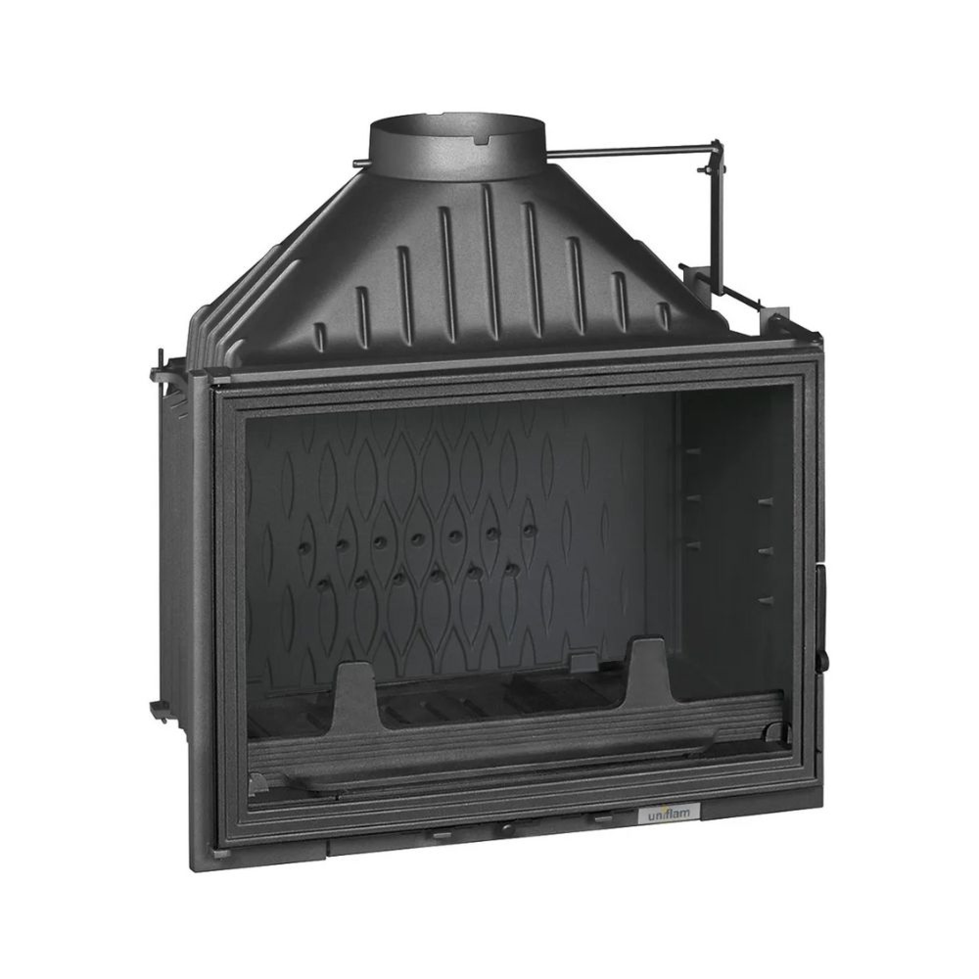 Wood Burning Fireplace UNIFLAM 700 LUX ECO with damper and air supply ...