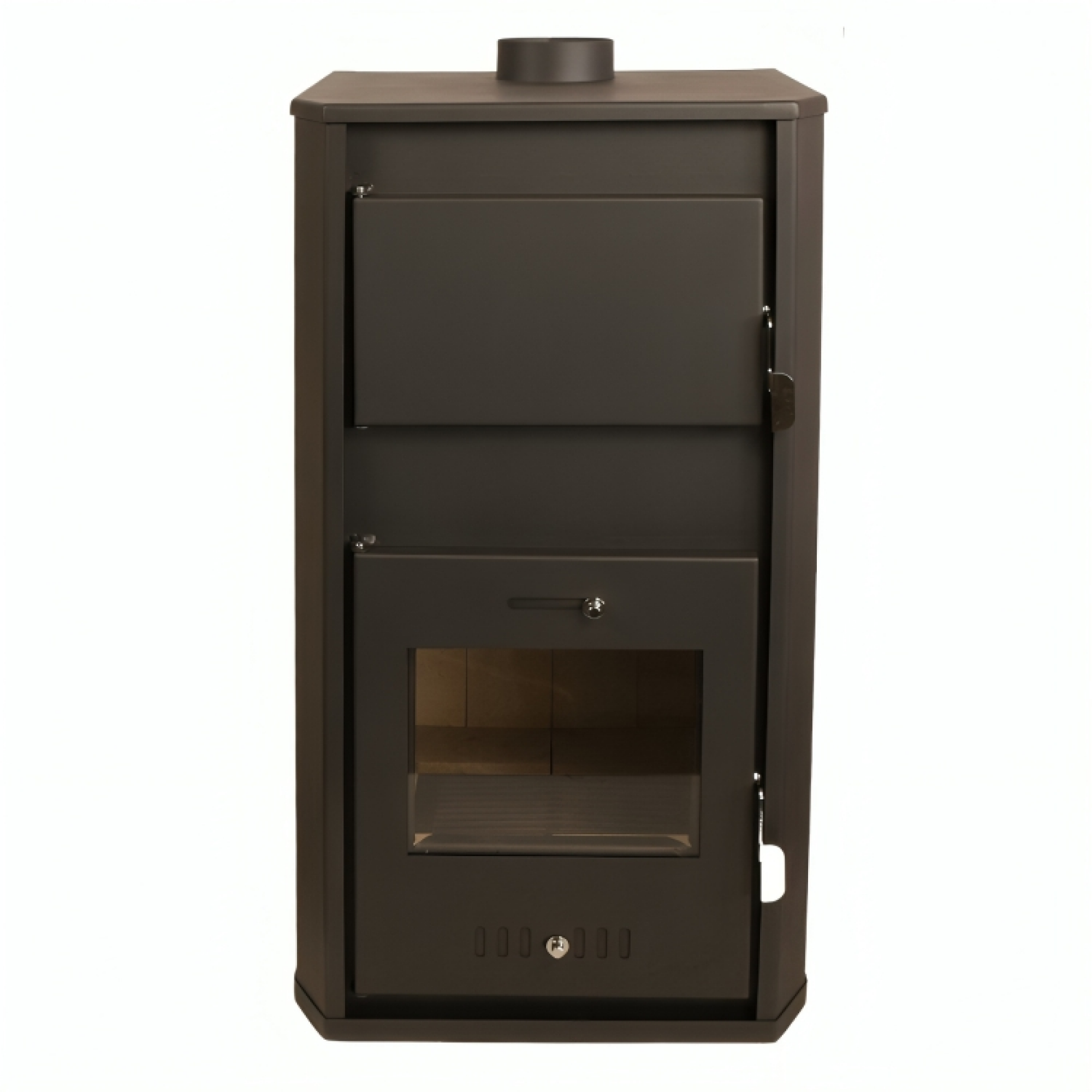 Wood burning stove with back boiler Balkan Energy Bellarosa, 29.16 - 34 ...