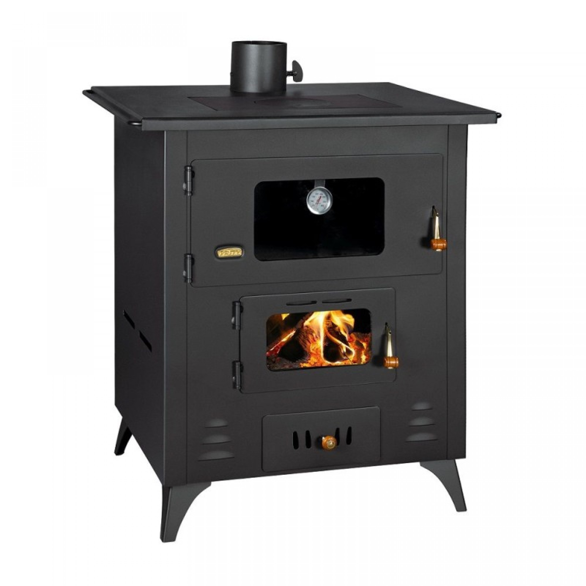 ᐉ Wood burning stove with oven Prity FR 13.9kW – Top Prices | BalkanEnergy.NET