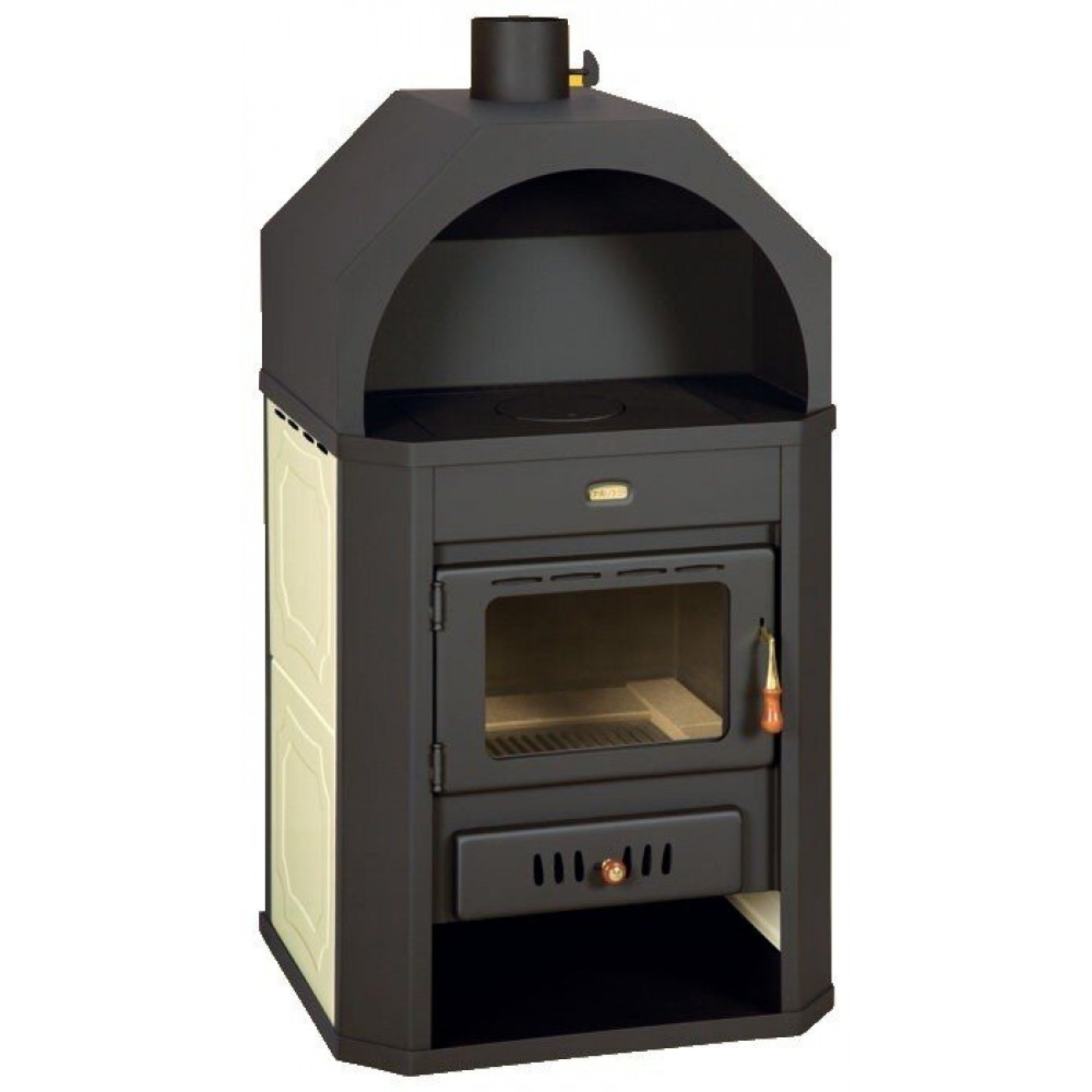 ᐉ Wood burning stove with back boiler Prity W17, 15.9kW – Top Prices | BalkanEnergy.NET