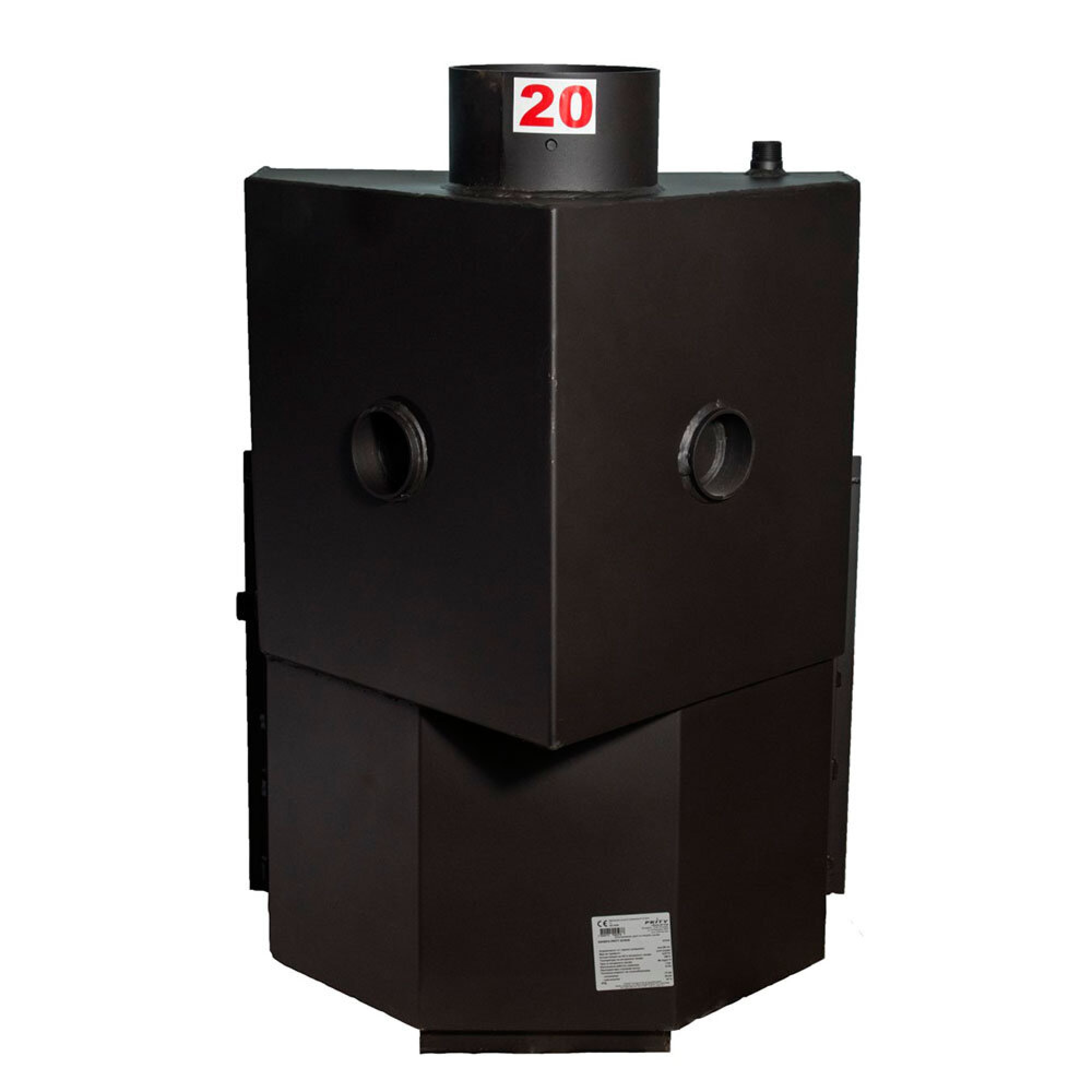 Wood Burning Fireplace with Back Boiler Prity AC W20, 20kw – Best Price ...