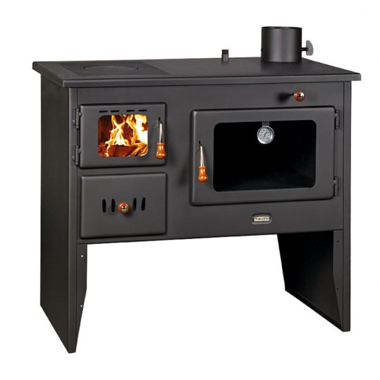 Wood cooker stove with back boiler Prity 1P41 W12, 12.1kW – Best Price ...