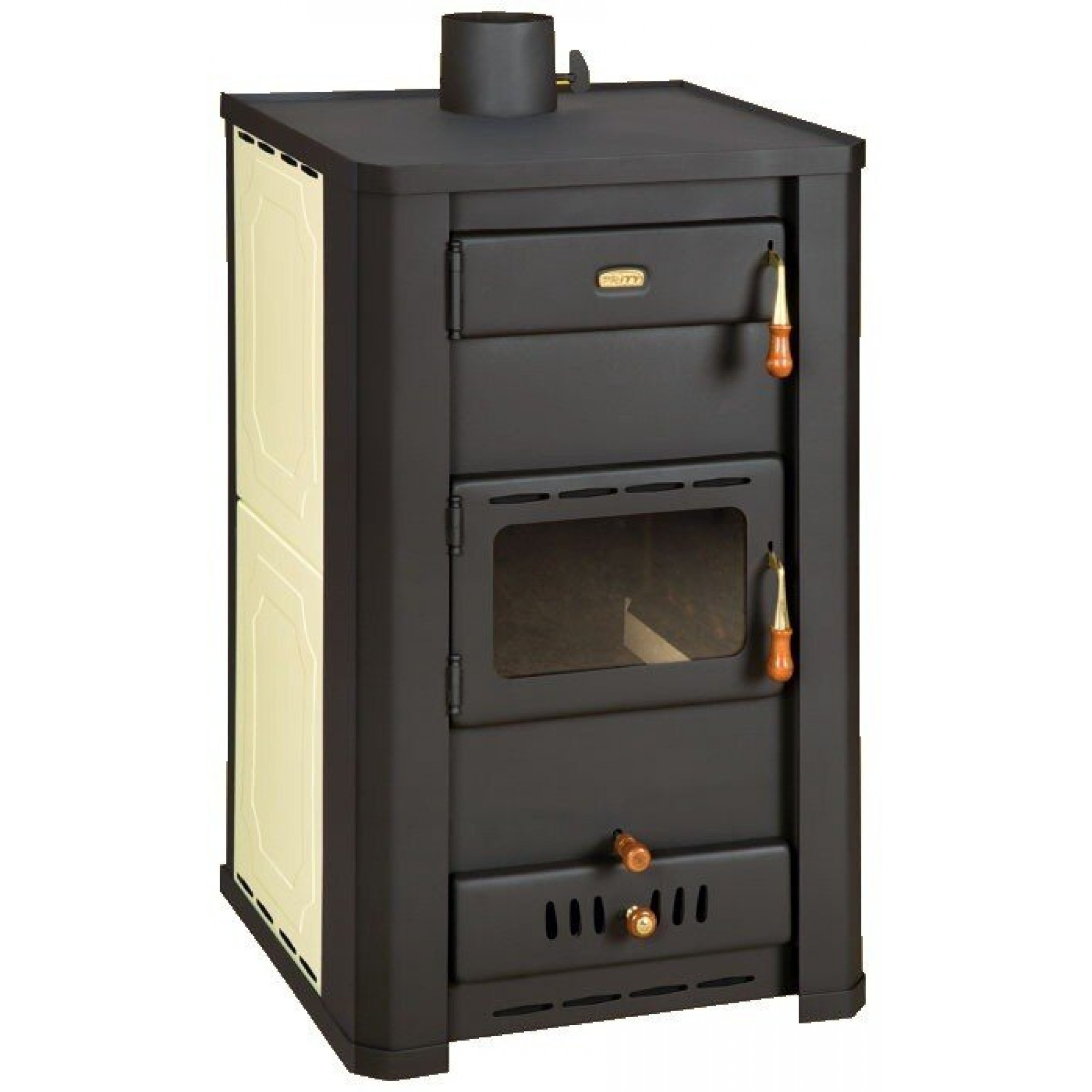 ᐉ Wood burning stove with back boiler Prity S3 W21, 16.4kW – Top Prices ...