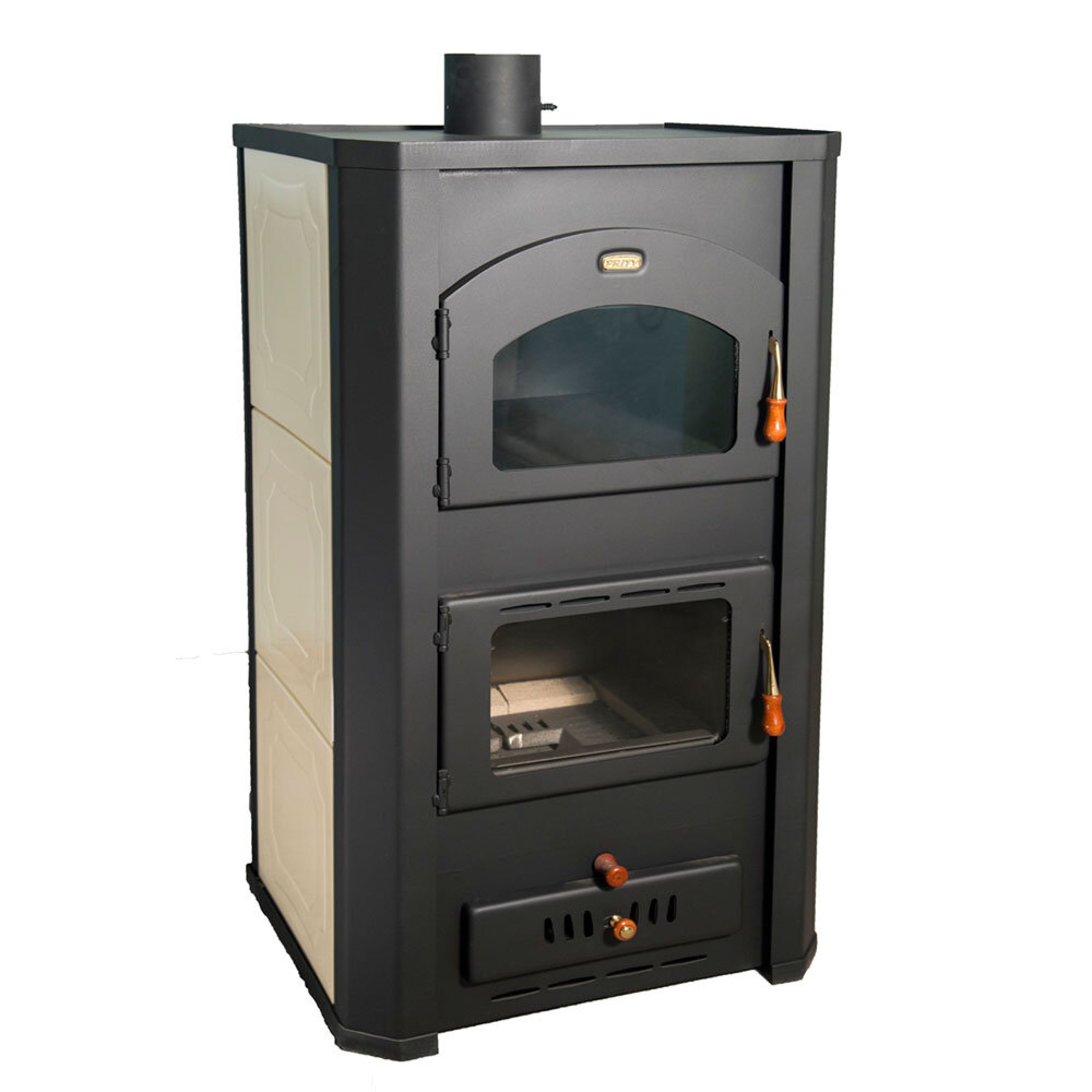 ᐉ Wood Burning Stove With Back Boiler and Oven Prity FG W20, 17.3kW – Top Prices | BalkanEnergy.NET