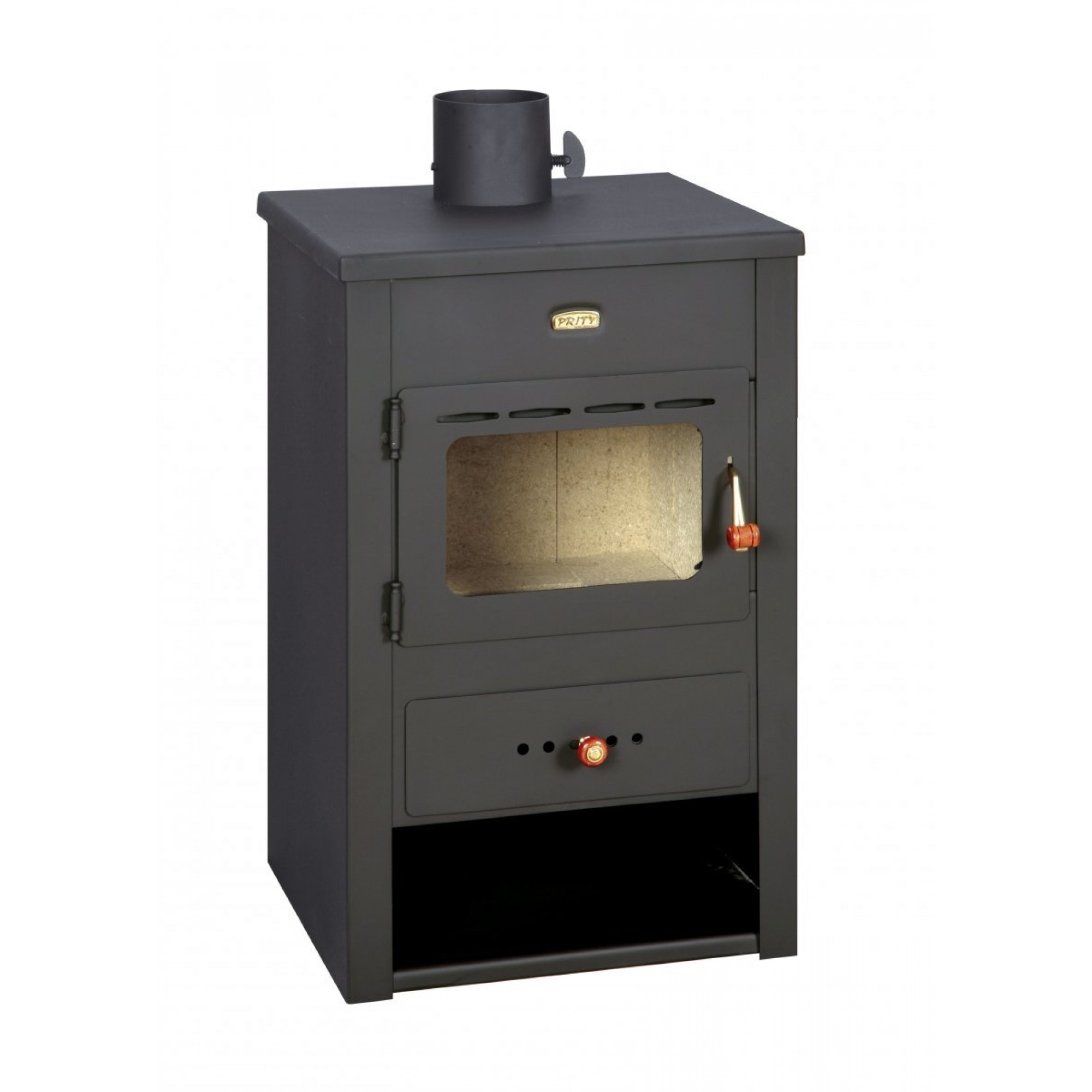 Wood burning stove Prity K12, 10.4kW, Log – Best Price & Free Delivery ...