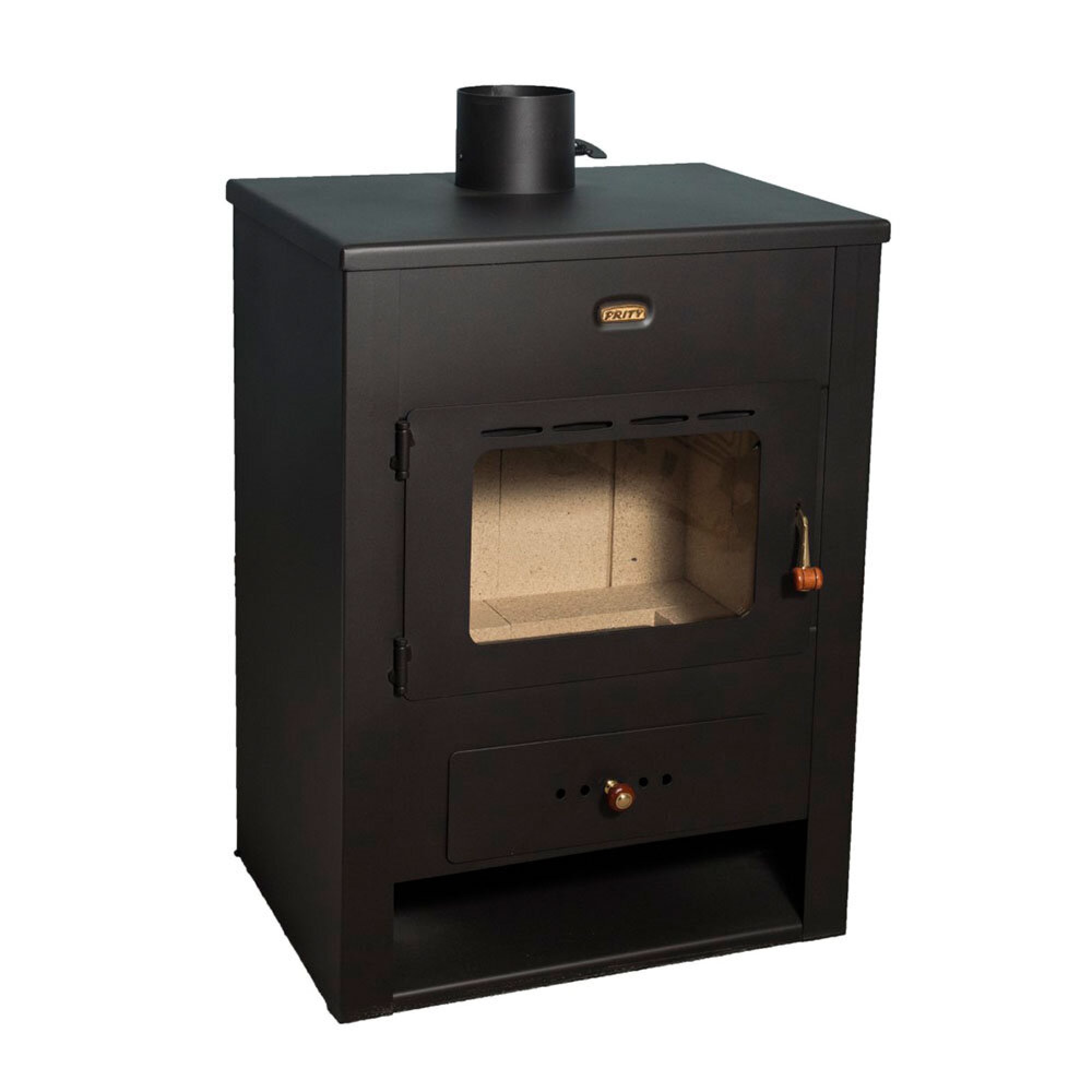 ᐉ Wood burning stove Prity K13, 12,1 kW, Log – Top Prices | BalkanEnergy.NET