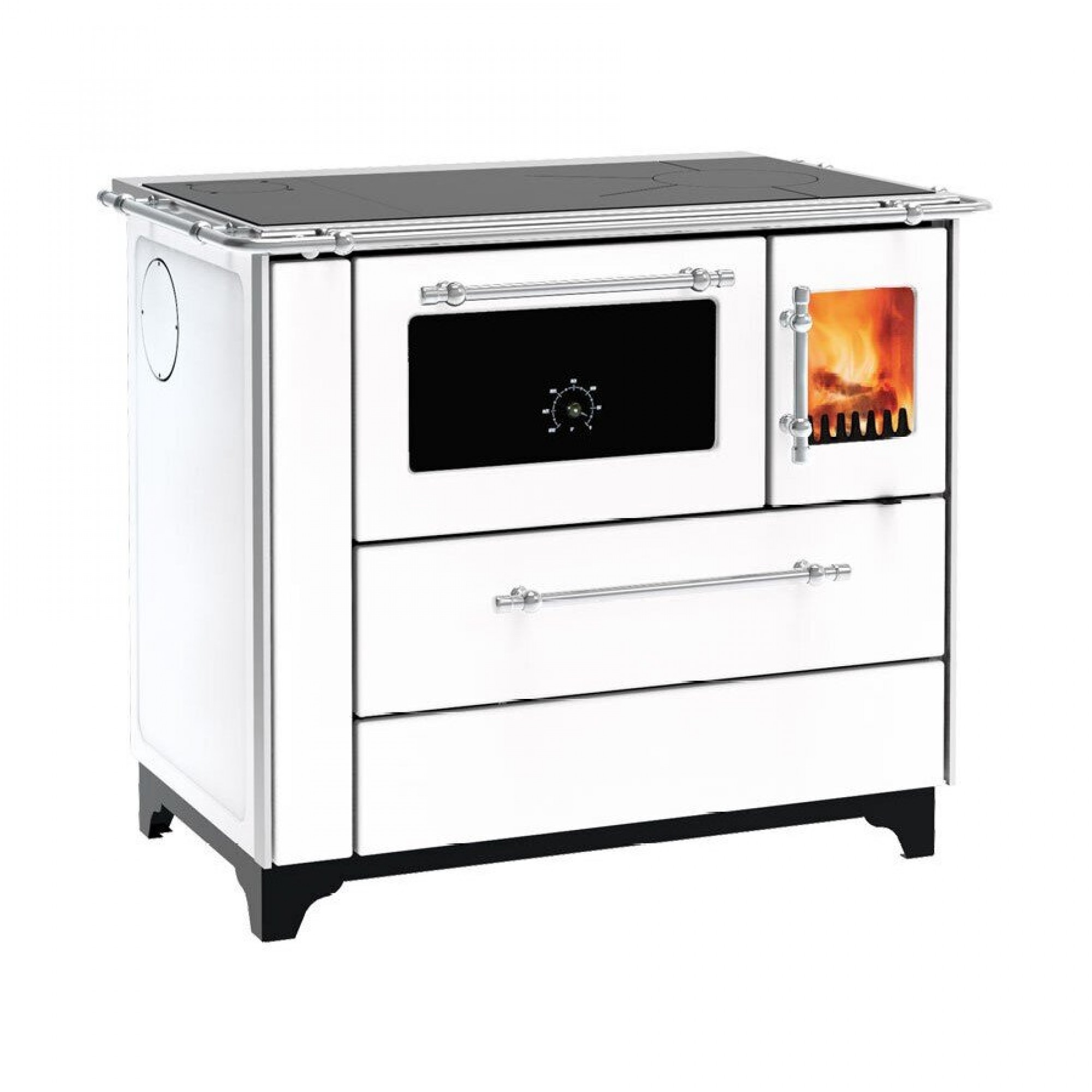 ᐉ Wood cooker stove Alfa Plam Donna 90, 5kW – Top Prices | BalkanEnergy.NET
