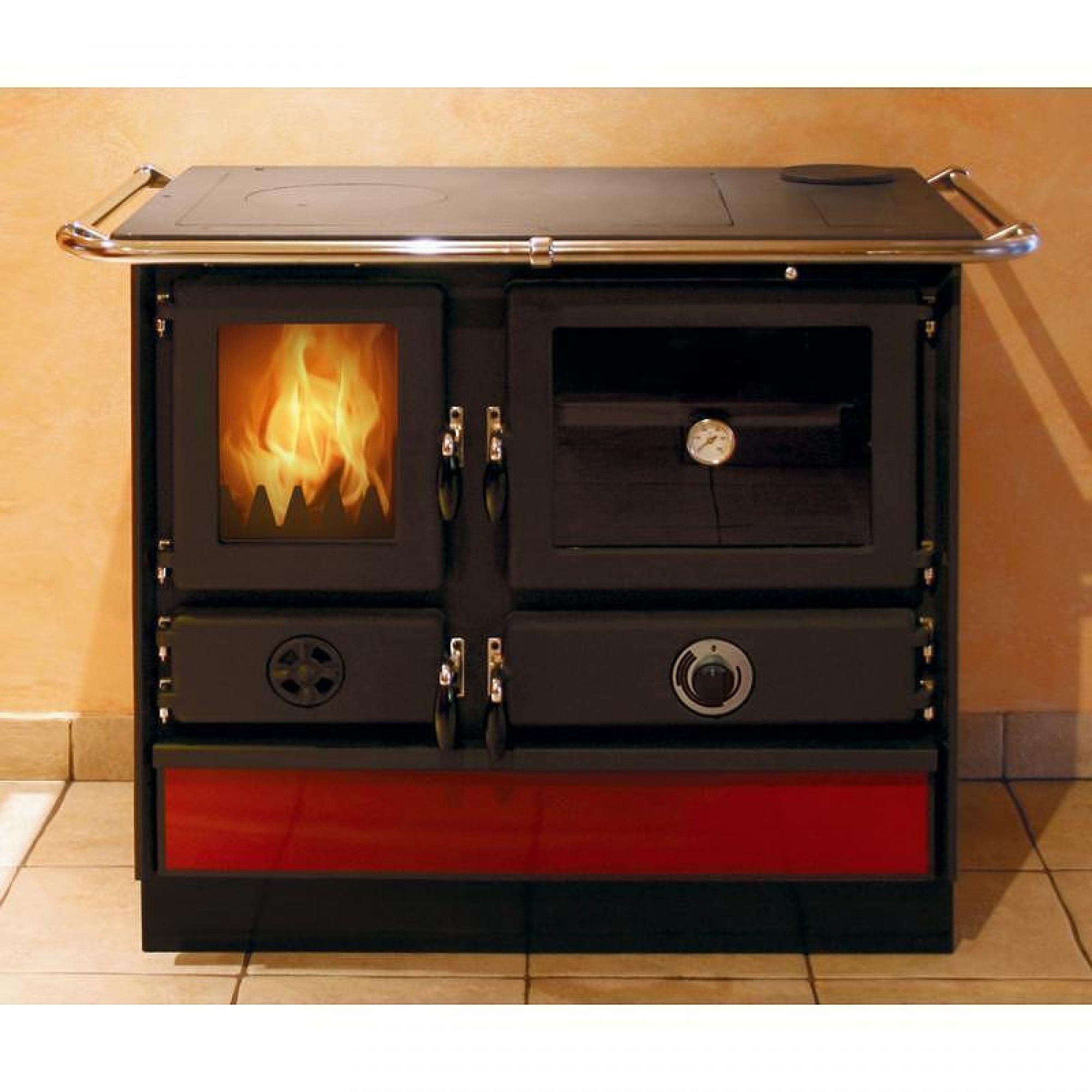 Wood cooker stove MBS Magnum Right, 12kW – Best Price & Free Delivery ...