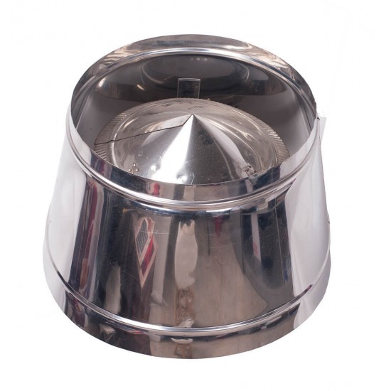Spark arrestor french bell chimney cowl, Stainless steel AISI 304, Ф230 ...