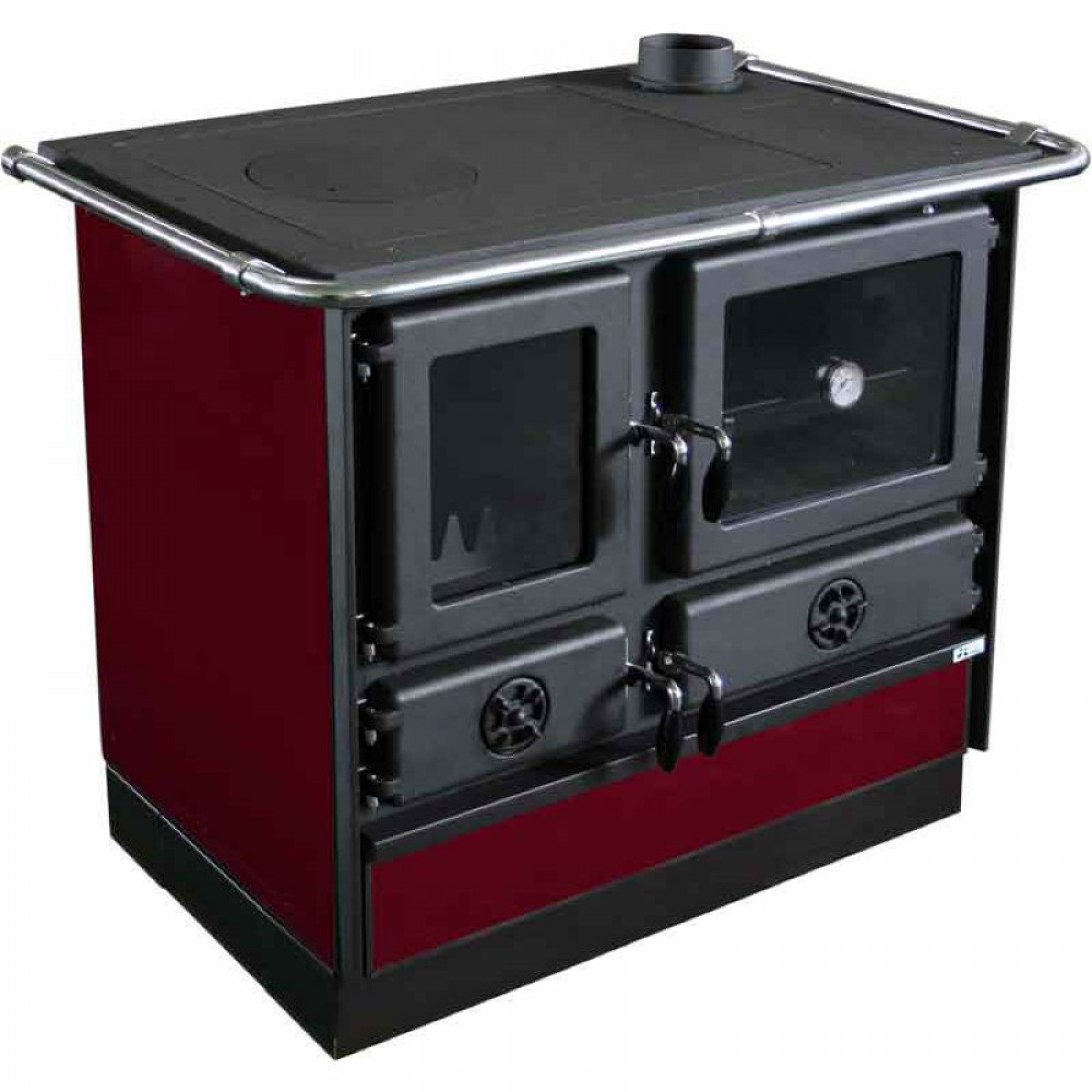 Wood cooker stove with back boiler MBS Thermo MAGNUM Right, 17kW – Best ...