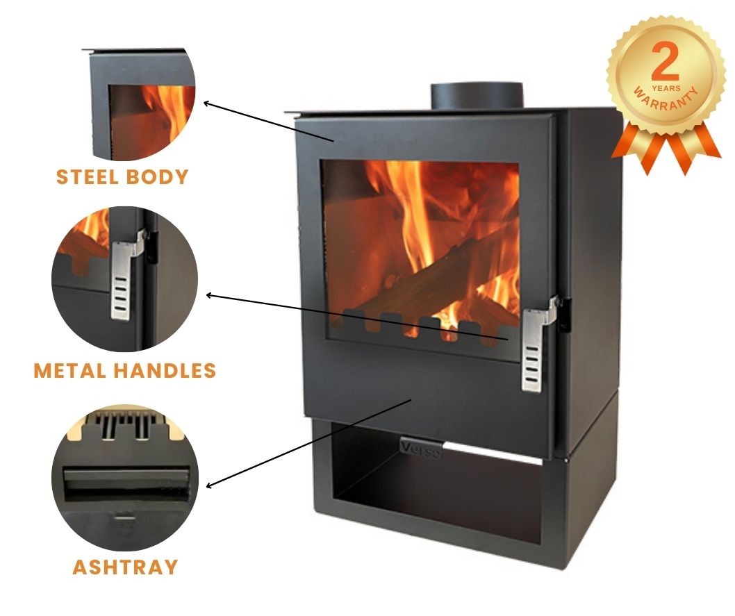 Wood burning stove Verso 3, 5kW | Balkanenergy.net